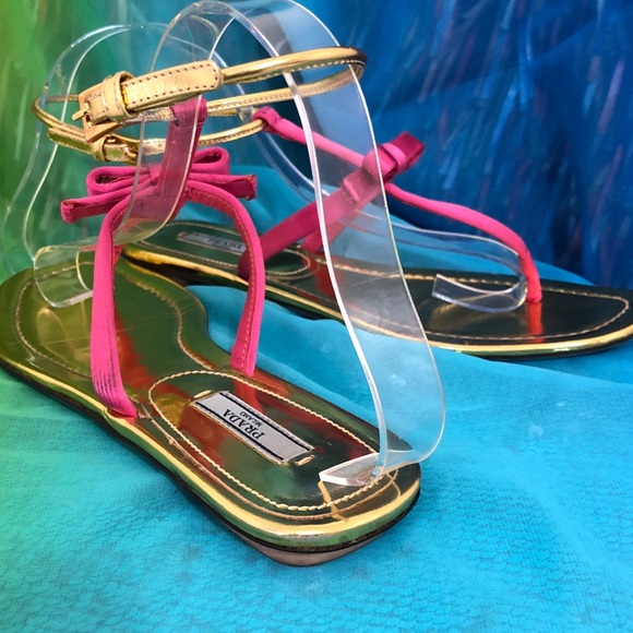 Prada | Shoes | Prada New Blue Label Gorgeous Flats | Poshmark